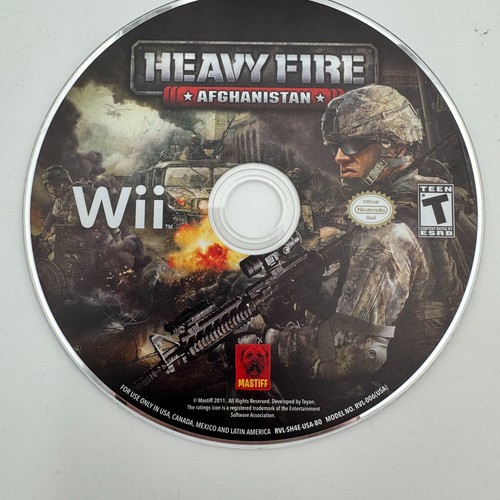Heavy Fire Afghanistan (Nintendo Wii, 2011) Guarantee TESTED WORKING | eBay