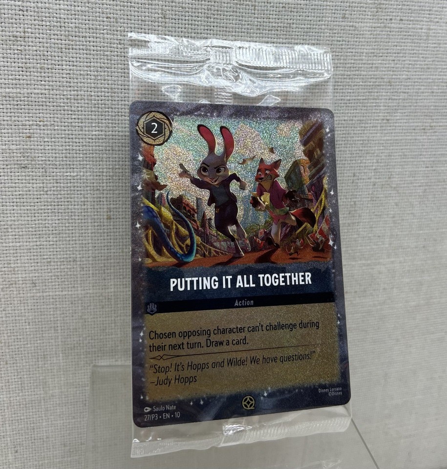Lorcana Putting It All Together Disney Zootopia 2 Movie Promo Card Cinemark | eBay