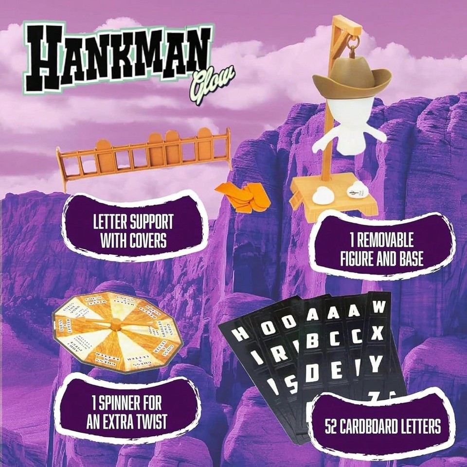 Magnetic Hangman Mystery Words Guessing Game For Kid &Families Travel ...