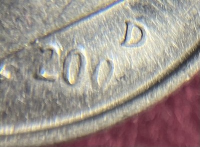 200 P & 200 D Roosevelt dime strike through Error Set | eBay