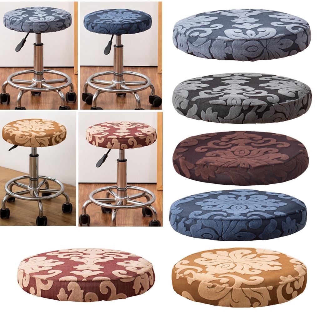 Elastic Round Chair Seat Stool Cover For 11 12 13 14 inch | eBay UK