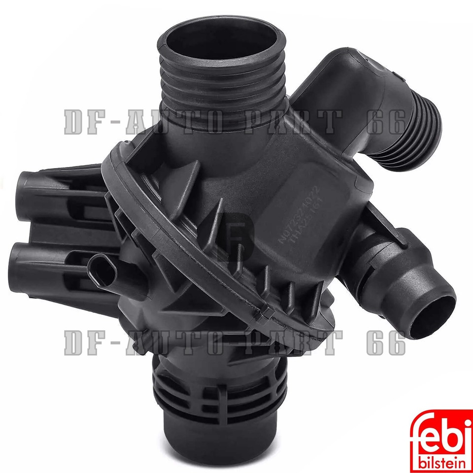 OEM FEBI Engine coolant thermostat housing 11537586783 For 10-12 BMW ...