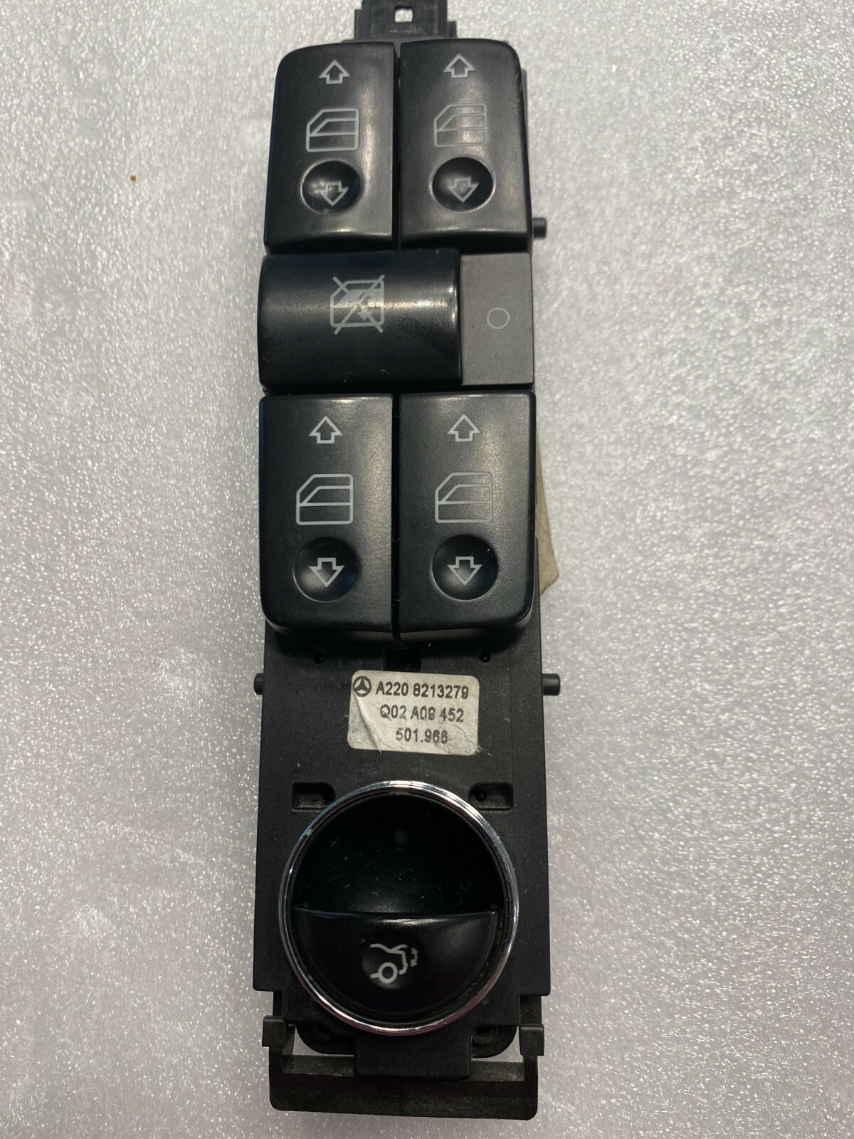 03-06 MERCEDES S500 S55 S430 FRONT LEFT MASTER WINDOW CONTROL SWITCH ...