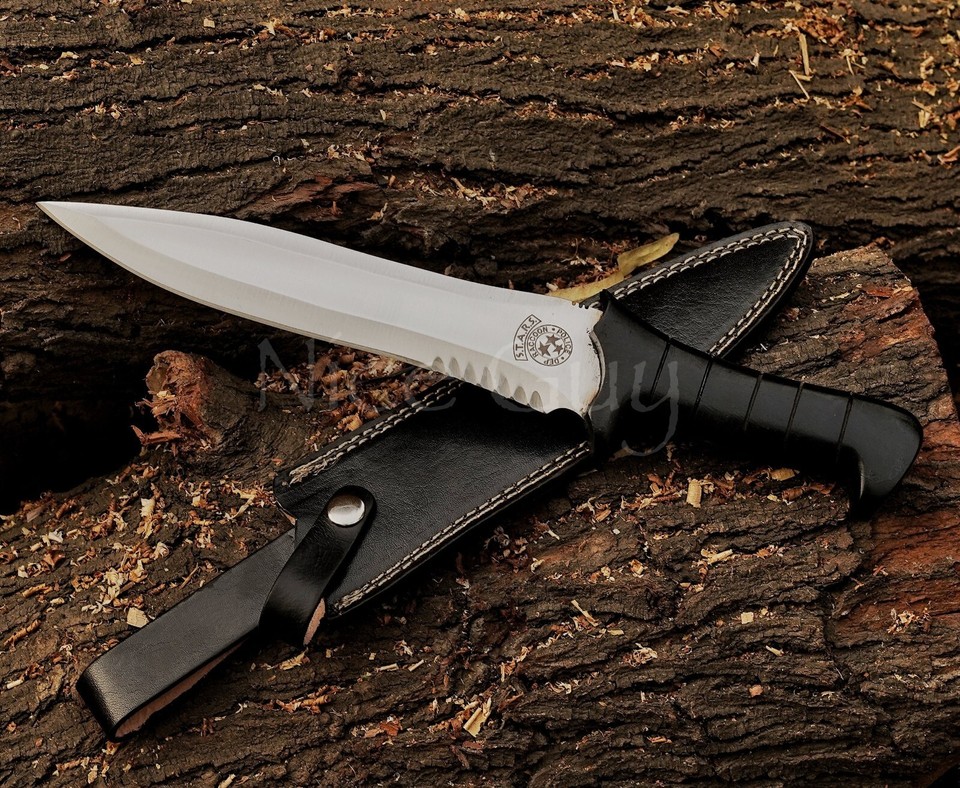 RE4 Leon Kennedy's Knife, Handmade 5160 Spring Steel Bowie knife ...