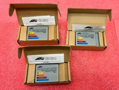Allied Telesis Centrecom 210TS Twisted Pair Micro Transceiver (QTY 3 ...