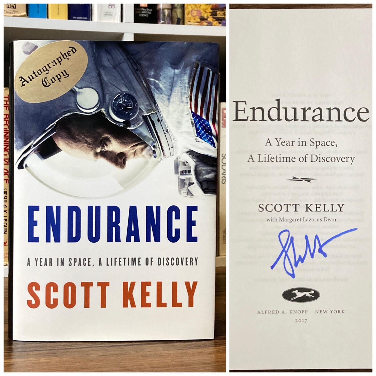 *Signed* Endurance - Scott Kelly (1st edition 1st print) Alfred A ...