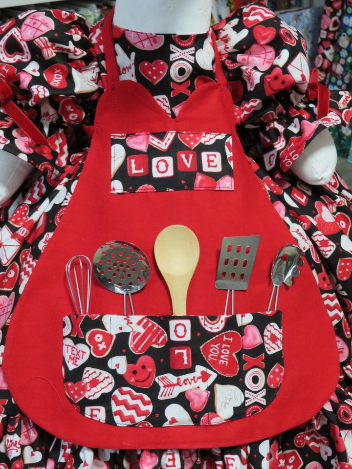 27" Concrete Goose Clothes - Valentine's Day Cookie Chef Dress ...