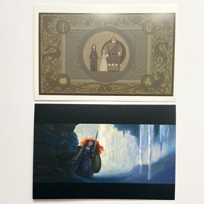 Brave Postcards Pair 2012 The Art Of Pixar | eBay
