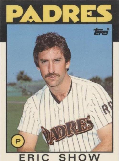 1986 Topps - Eric Show #762 Collector's Edition (Tiffany) for sale online | eBay