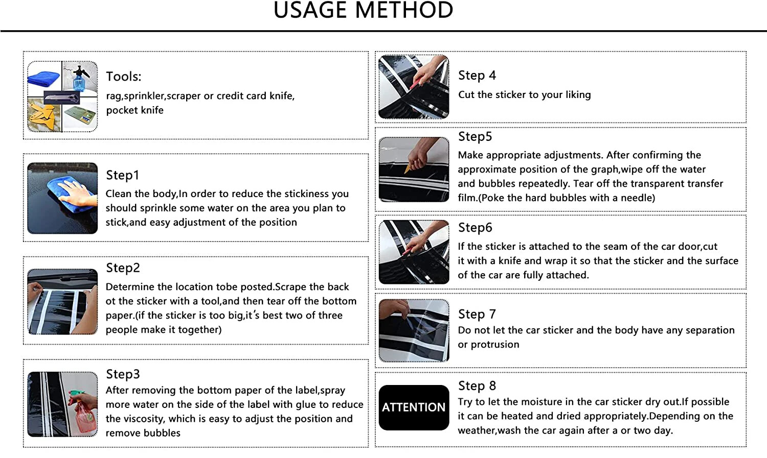 Graphics Racing Stripes Car Sticker Kit For Subaru BRZ Side Door Vinyl ...