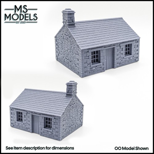 Slate Cottage/House Quarry Detailing N/TT/OO/O TT120 Gauge Scale Model ...