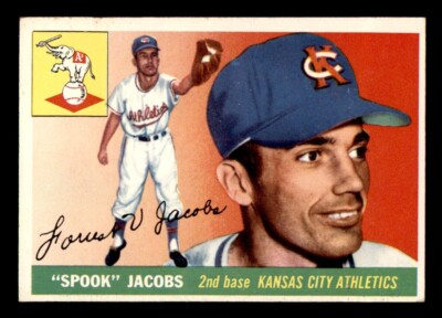 1955 Topps Baseball #61 "Spook" Jacobs EX/MT | eBay