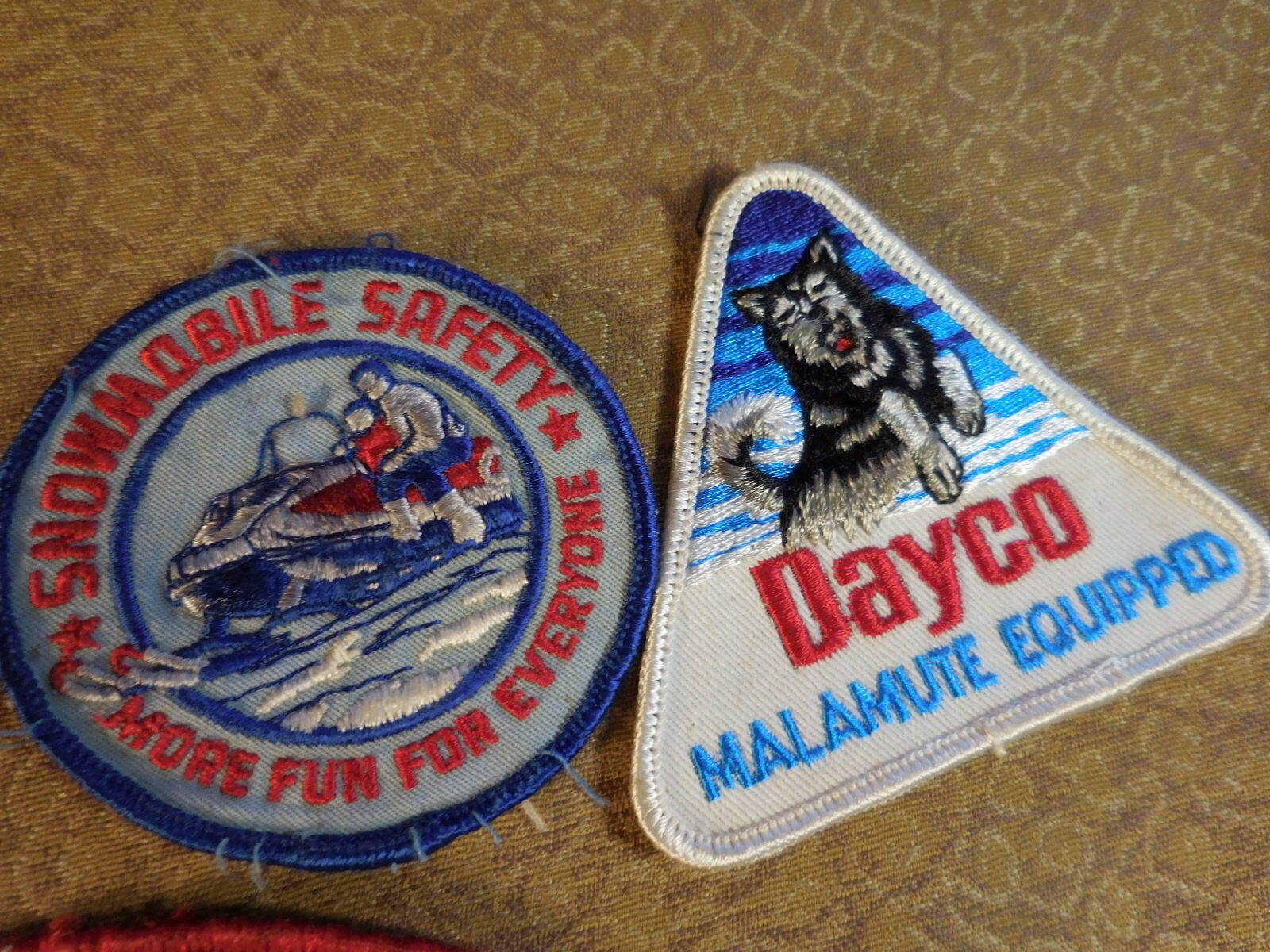 6 Vintage Wisconsin Area Snowmobile Cloth Patch Crivitz Sturgeon Bay ...