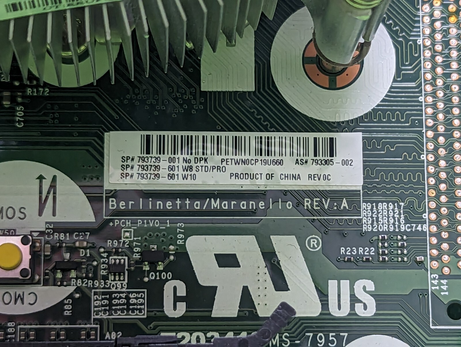 HP Ms-7957 MicroATX Motherboard Intel LGA 1151 Socket H4 for sale ...