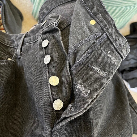 Vintage Guess Jeans Triangle Logo Pocket 90s High Ris… - Gem