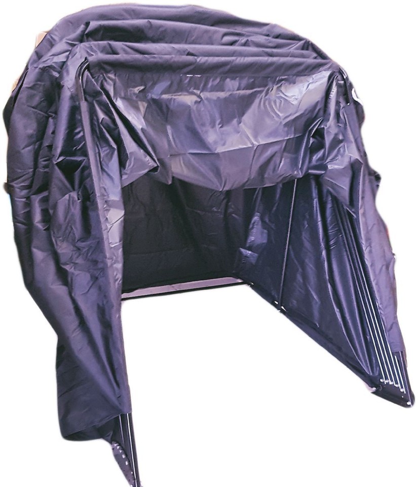 MOTORBIKE BIKE BARN FOLDING COVER FRAME TENT WATERPROOF SHELTER SCOOTER ...