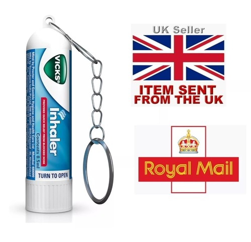 Vicks Inhaler Nasal Stick Fast Relief Cold Stuffy Blocked Nose Nasal ...