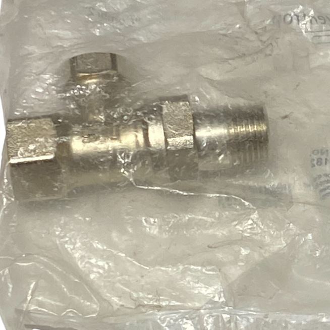 OVENTROP 1091182 Radiator Lockshield Valve Straight Nickel Plated NPT 1 ...