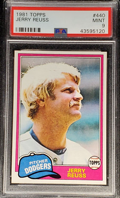 1981 Topps #440 Jerry Reuss - PSA 9 MINT (Pop 41) | eBay