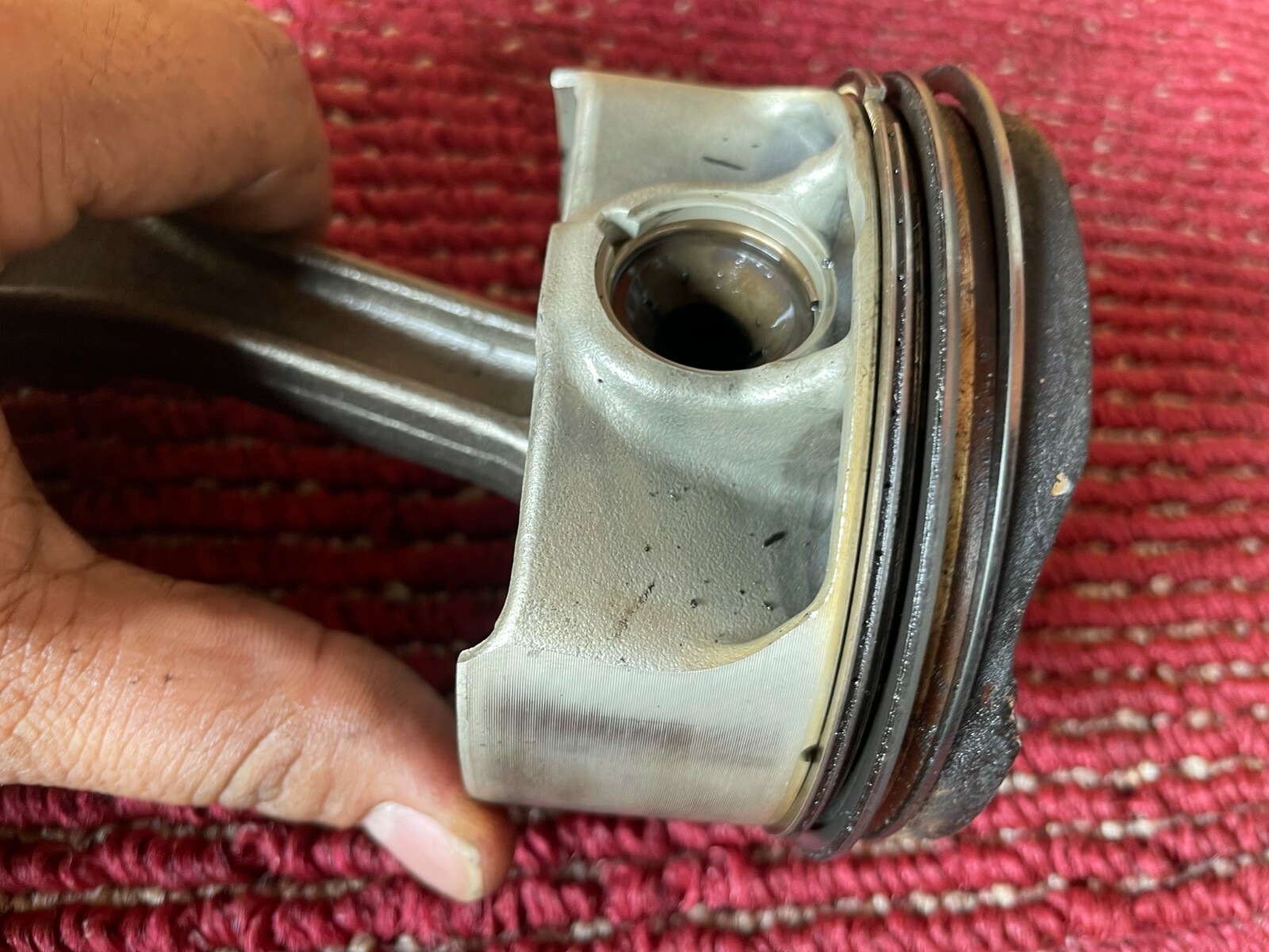 BMW 12-19 F06 F13 F10 M6 M5 S63 ENGINE PISTON W/ CONNECTING ROD #2 OEM ...