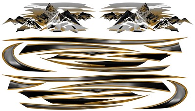 RV, Trailer Hauler, Camper, Motor-home Large Decals/Graphics Kits-K ...