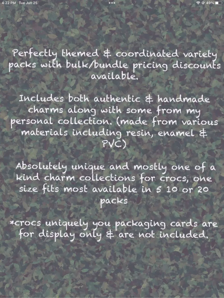 Crocs Handmade jibbitz 5pc Scooby Doo Fred Daphne Velma Shaggy shoe ...