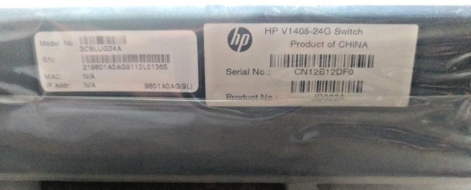 3Com Baseline Switch 2824 24 Port Model 3CBLUG24A / HP V1405-24G JD022A ...