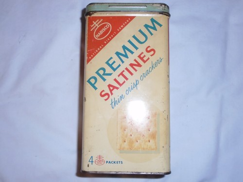 Vintage Nabisco Premium Saltines Tin in Good Condition. | eBay