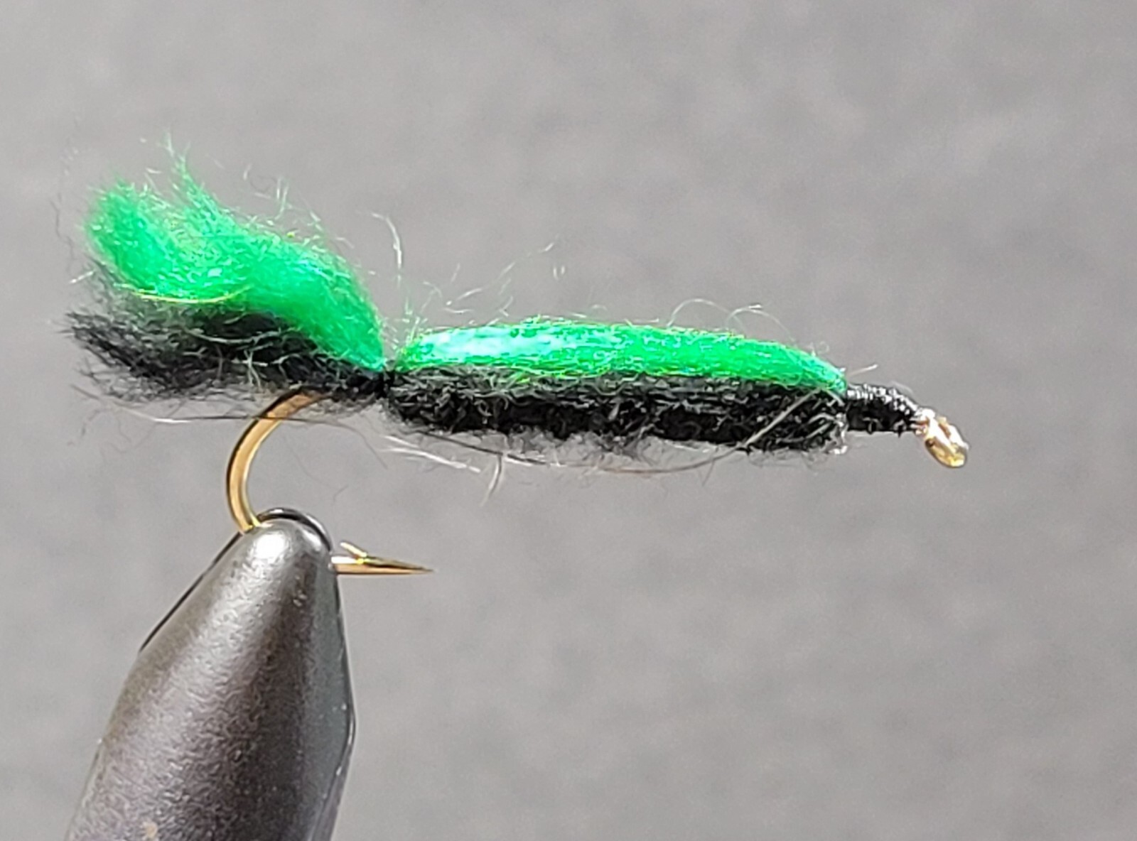 1 Fly, Size 6, BLACK & GREEN BABY DOLL Terrestrial Fly Fishing Flies | eBay