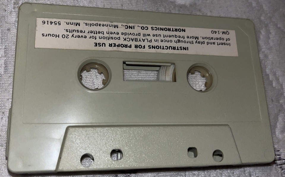 Nortronics Professional Cassette Head Cleaner Tape Deck Cleaner | eBay