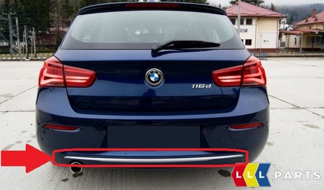 BMW 1 F20 Rear Bumper Trim Strip Chrome Urban 51127371763 Genuine for ...