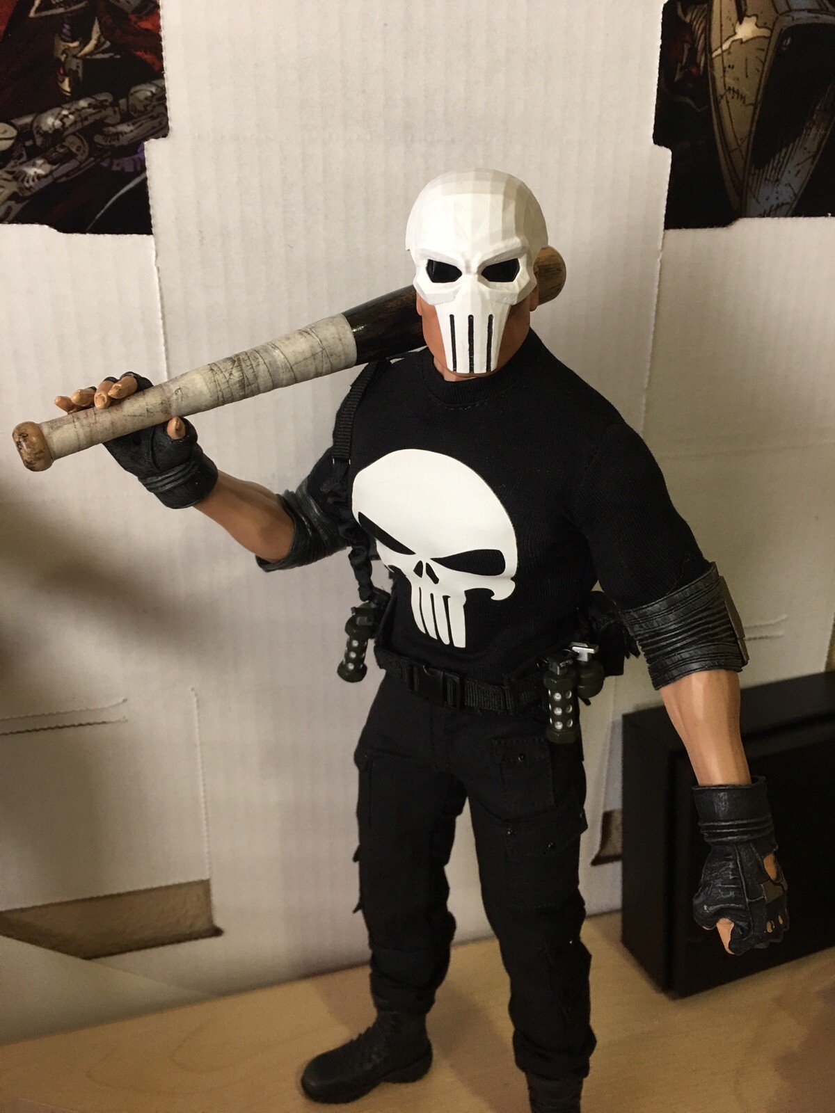 1/6 Scale Custom Punisher Taskmaster Skull Armor Mask | eBay