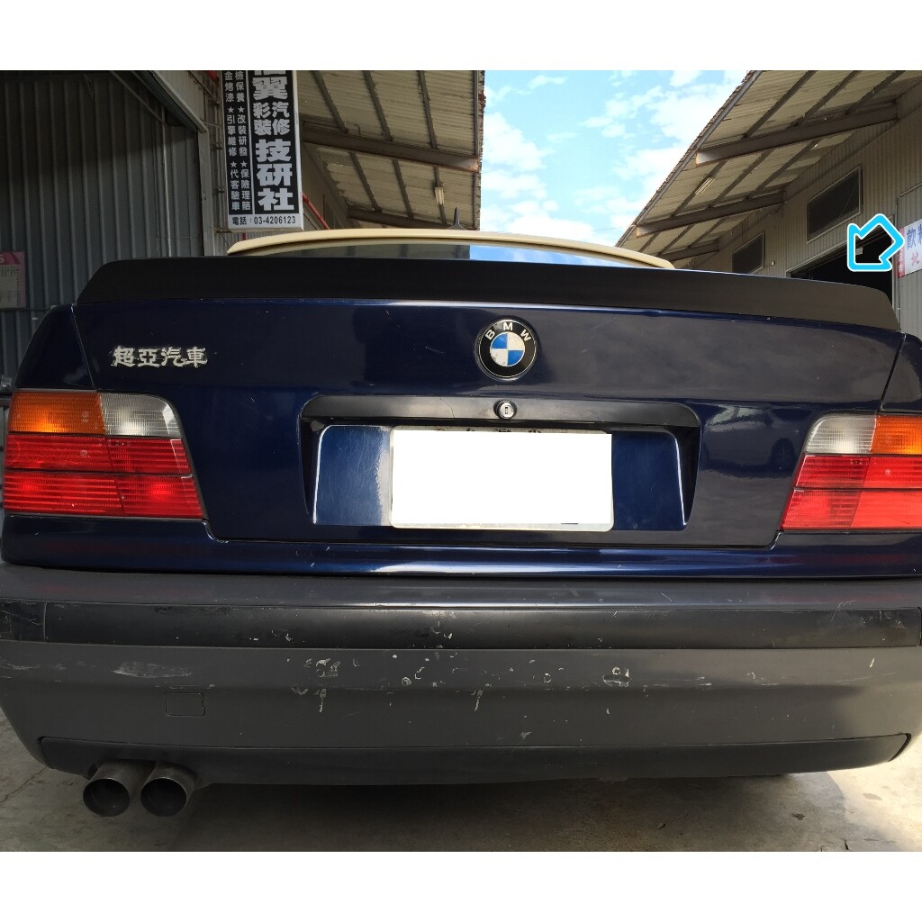 Flat Black 982 ITL Rear Trunk Spoiler Wing for 1991 98 BMW 3-series E36 ...