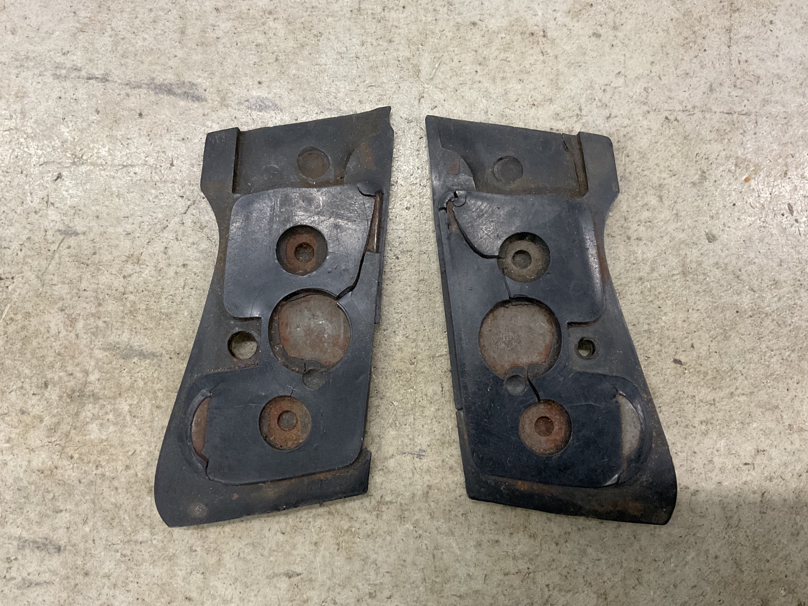 Original WW2 Era German Walther PP .32 ACP/7.65MM Grip Set No Scews | eBay