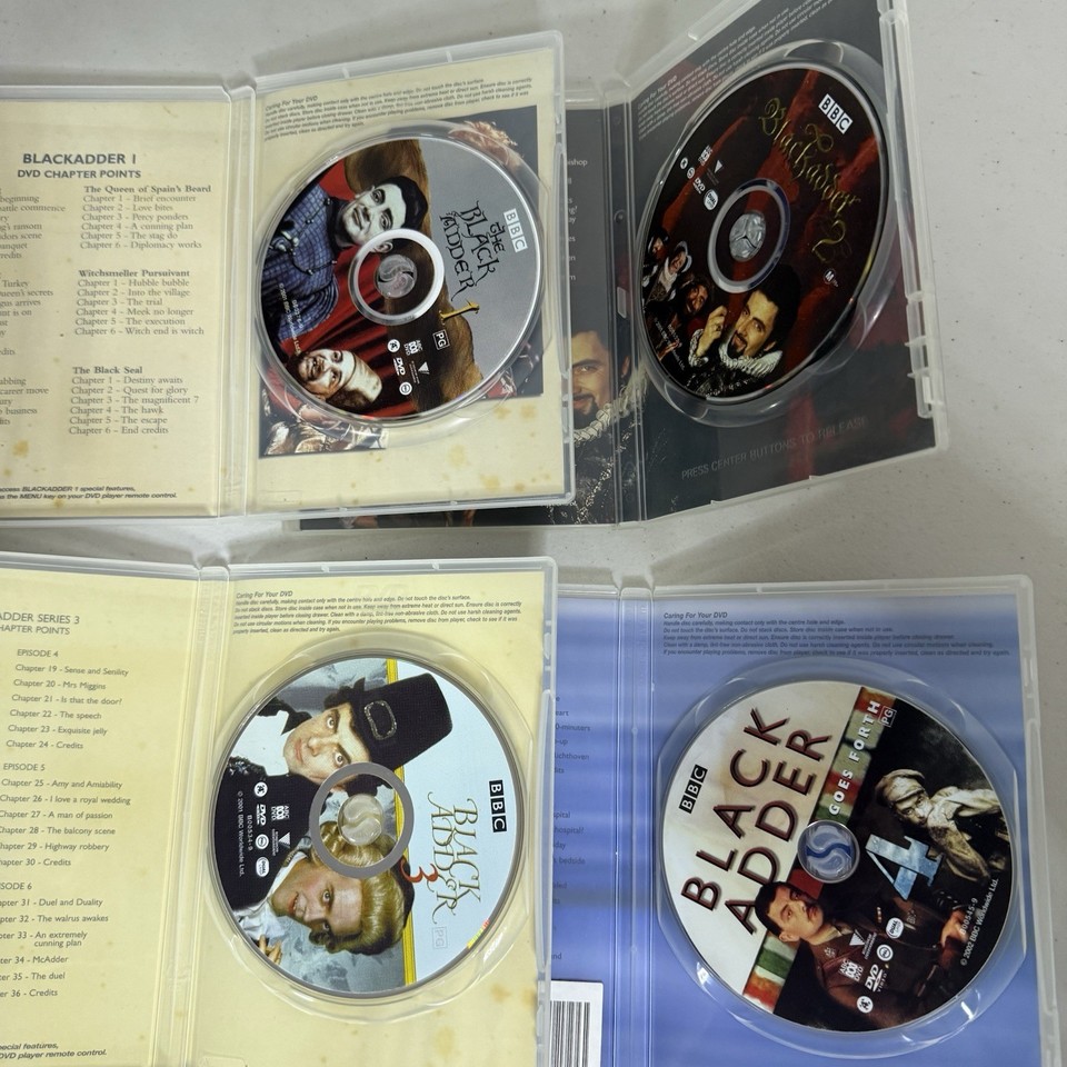 Blackadder Complete Series 1–4 DVD Set | BBC Comedy | Rowan Atkinson ...