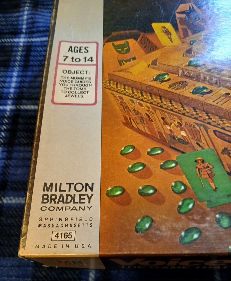 Voice of the Mummy Board Game Rare 1st Ed Red Jewels READ DESCRIPTION ...