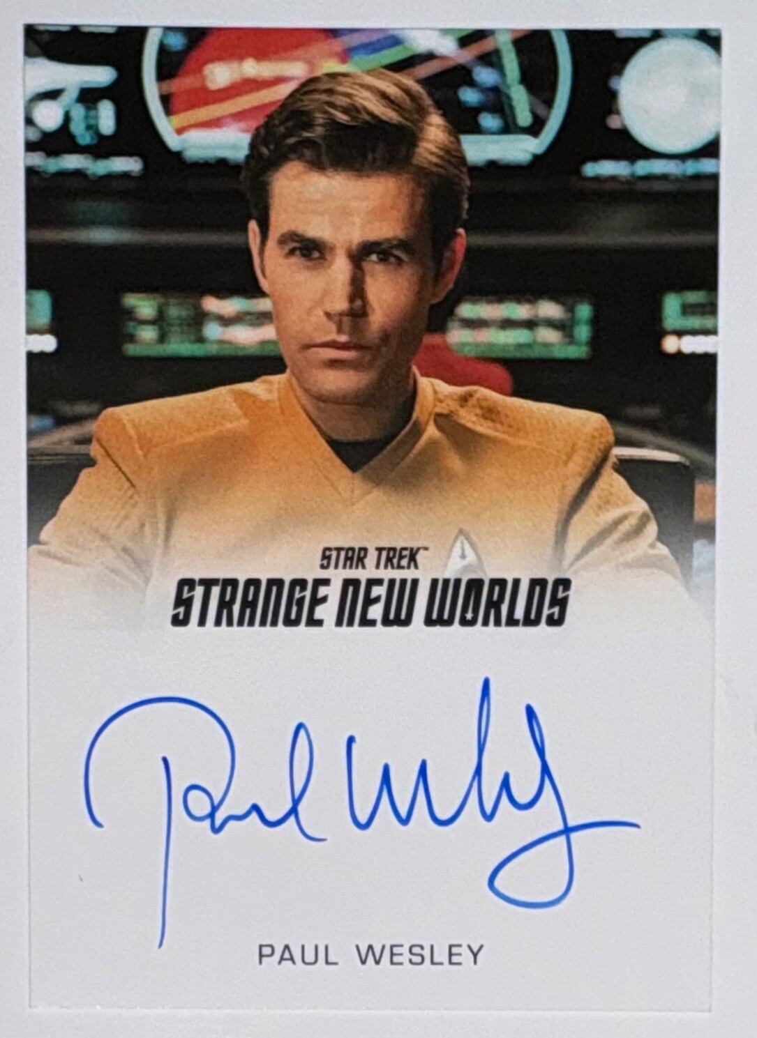 Rittenhouse Star Trek Strange New Worlds Paul Wesley Auto Autograph ...