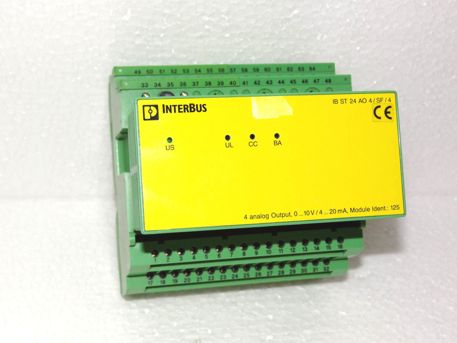 Phoenix Contact InterBus IB ST 24 AO 4/SF/4 Analogausgabe Nr 2750578 ...