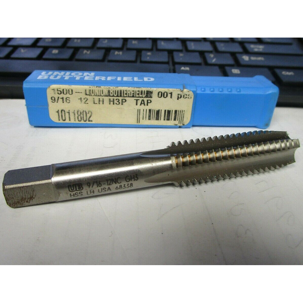 UNION BUTTERFIELD 9/16-12 LEFT HAND TAP GH3 PLUG TAP #1011802 | eBay