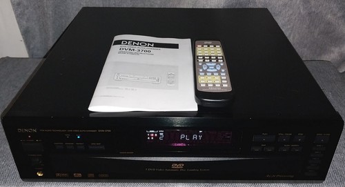 Denon DVM-3700 5 Disc Carousel DVD CD Changer Player w/ Remote | eBay
