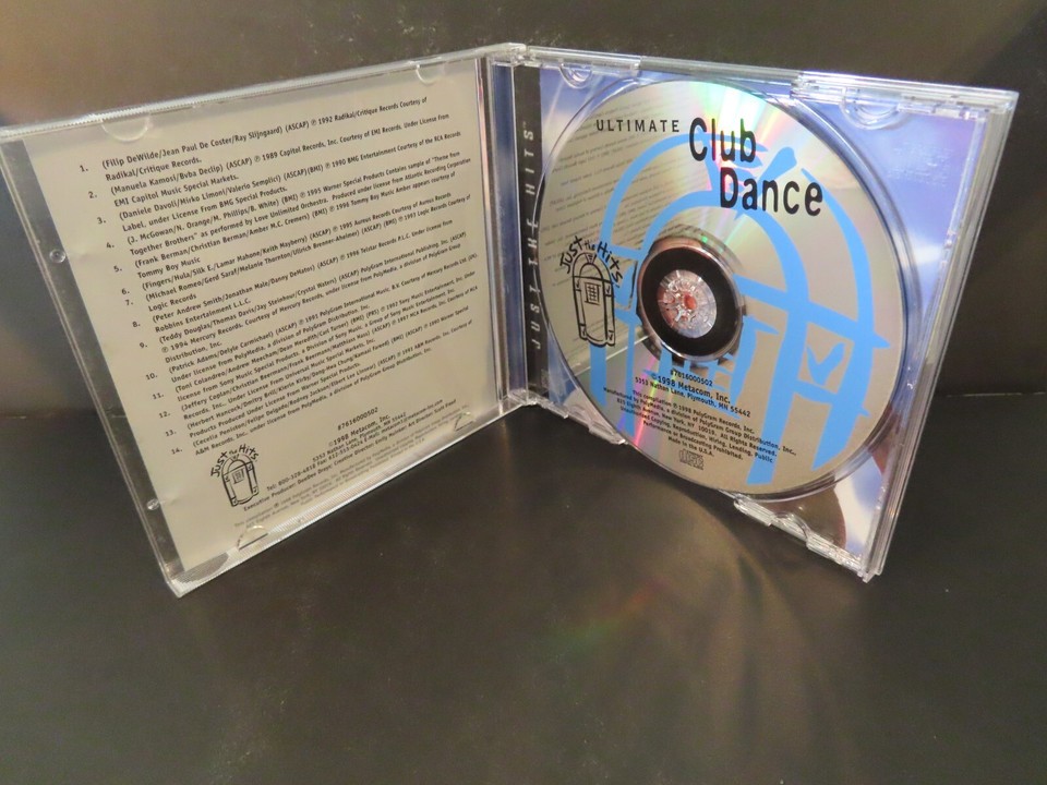 ULTIMATE CLUB DANCE-90s DANCE-Rare Collectible CD w/ Pump Up The Jam ...