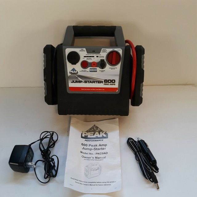 Peak Pkc0j6 Portable Jump Starter 600 Amp Pre-owned in for sale online ...