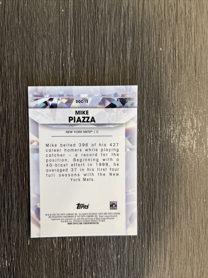 2022 Topps Chrome Update-Diamond Greats-Mike Piazza #DGC-15 | eBay