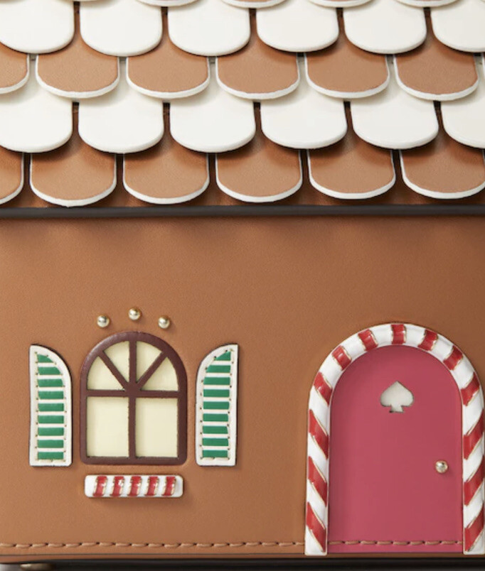 KATE SPADE GINGERBREAD HOUSE CROSSBODY / SATCHEL K9373NWT $449 ...