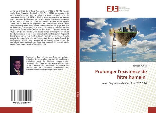 Prolonger L'existence de L'être Humain von Johnson K. Gao (2020 ...
