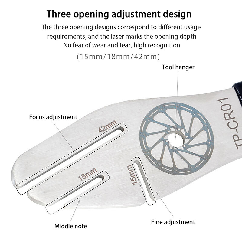 Bike Bicycle Disc Brake Alignment Flattening Correction Wrench ...