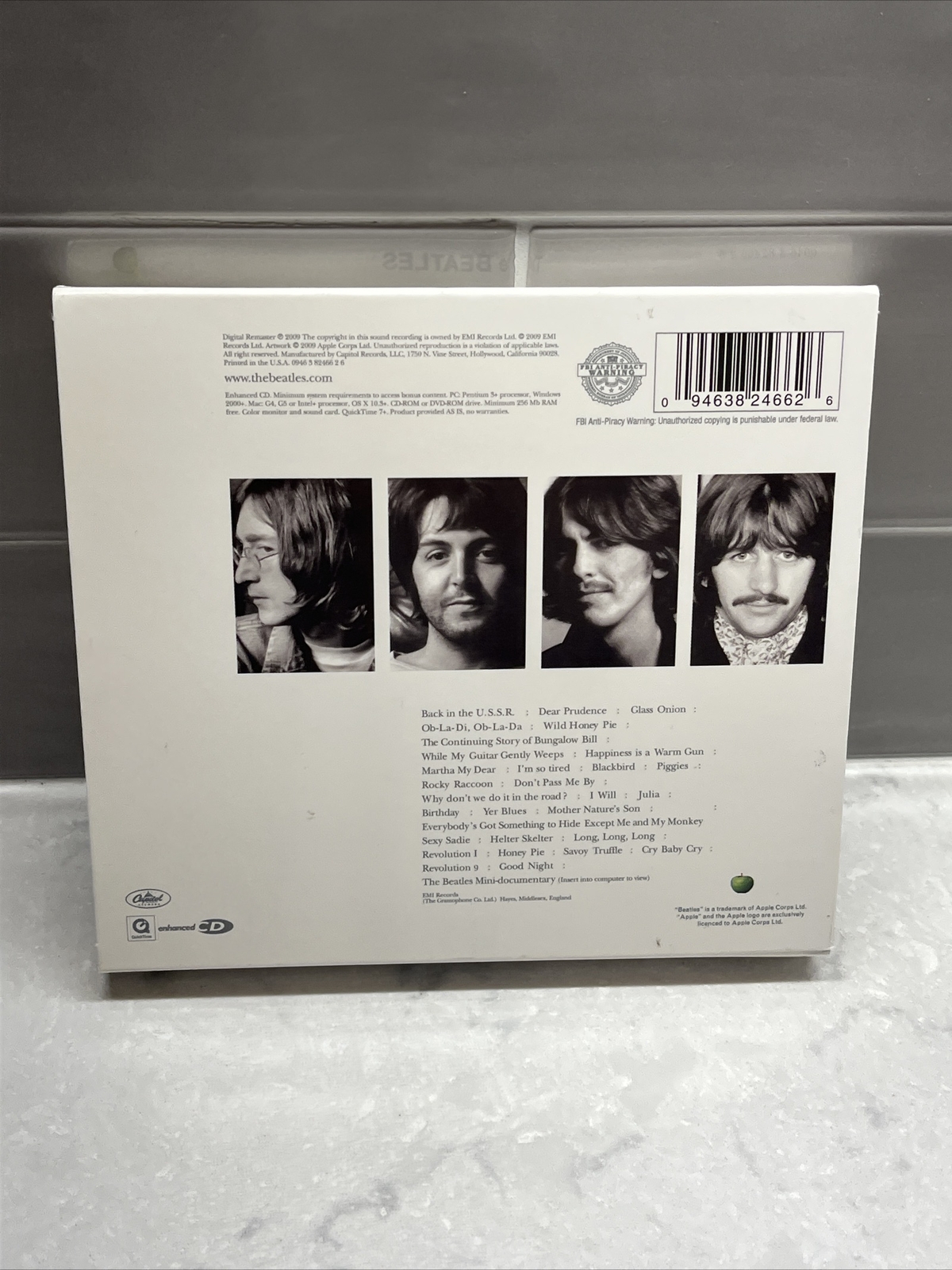 The Beatles: White Album (CD, 2009) w/ Poster + Dust Cover + Inserts ...