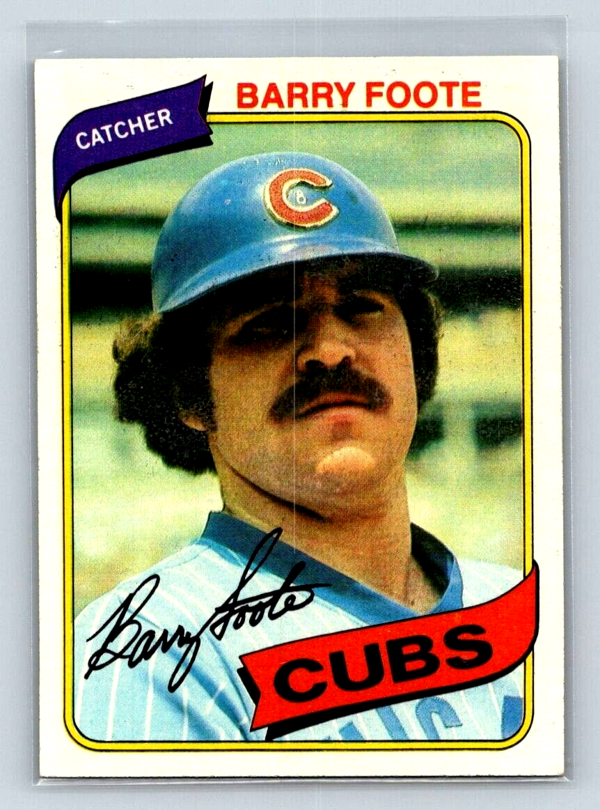 1980 MLB Topps Barry Foote #398 Chicago Cubs 80-T-BBC | eBay