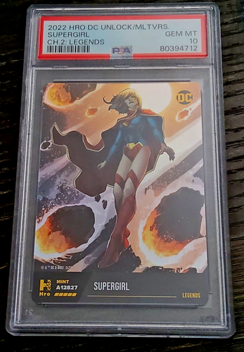 2022 HRO Chapter 2 SUPERGIRL Legends Holo Physical (Card Only) PSA 10 ...