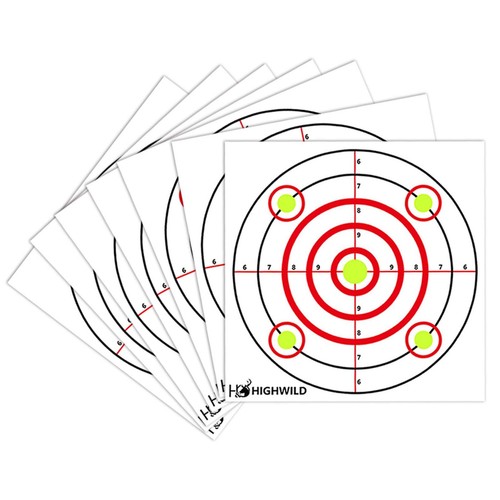 Paper Targets - Bullseye Shooting Targets Sheet Paper - for Air Rifle ...